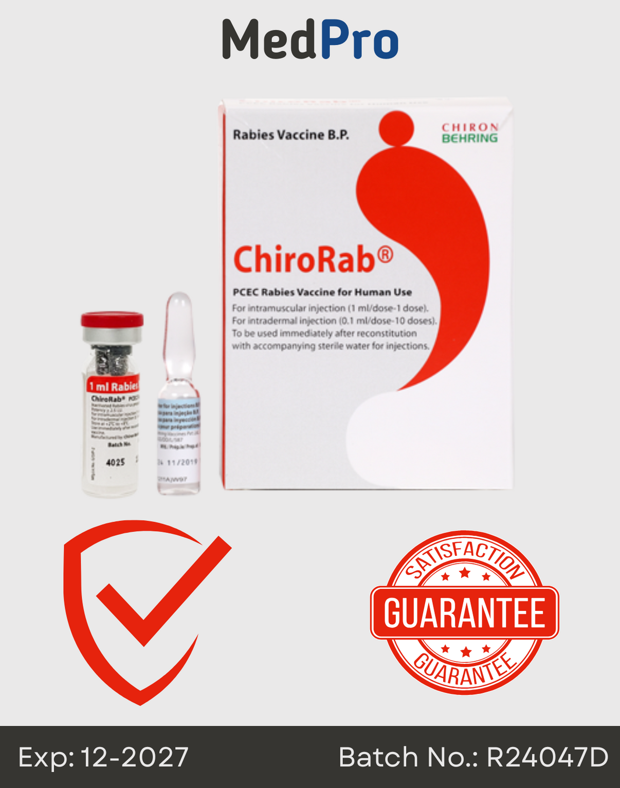 ChiroRab – Rabies Vaccine with Syringe – MedPro Trading